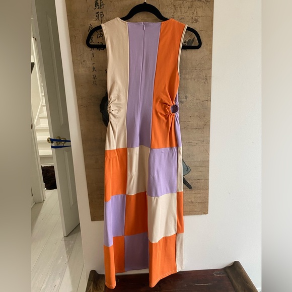 Amylynn | Dresses | Summer Block Colored Dress With Cut Outs On Sides ...